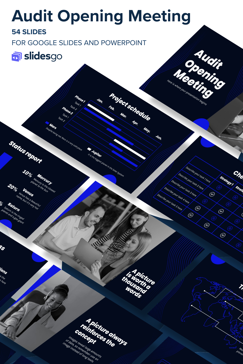 Audit Opening Meeting | Google Slides & PowerPoint