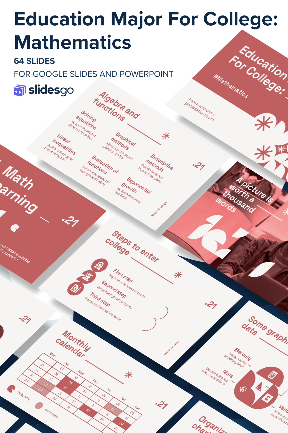 Education Major For College: Mathematics | Google Slides & PPT