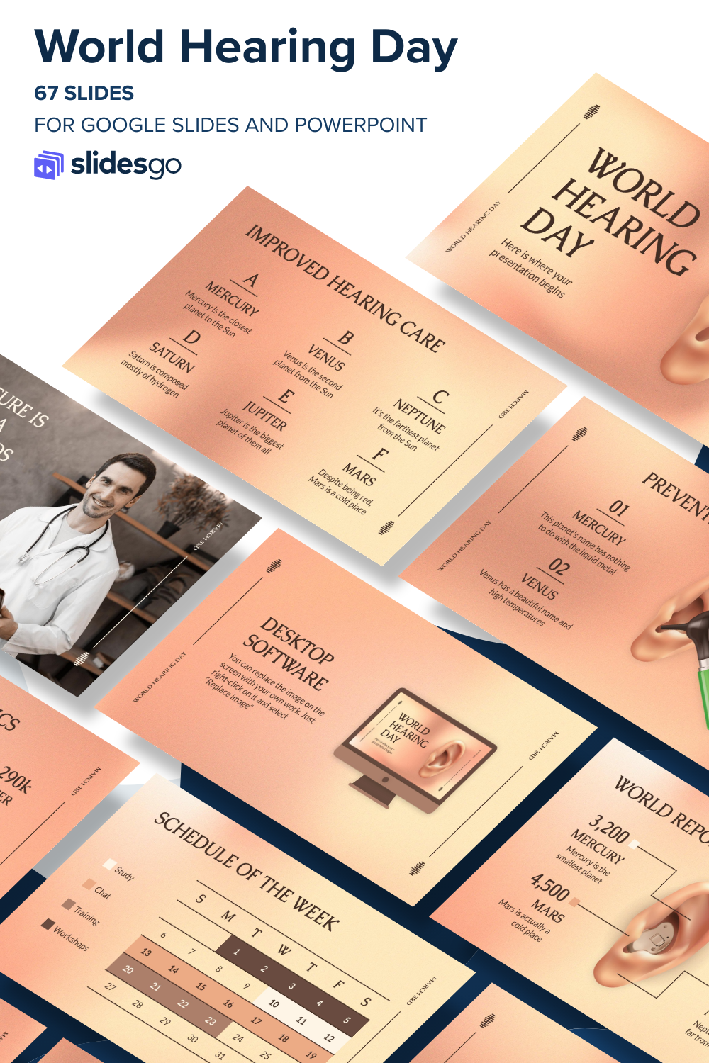 World Hearing Day | Google Slides & PowerPoint