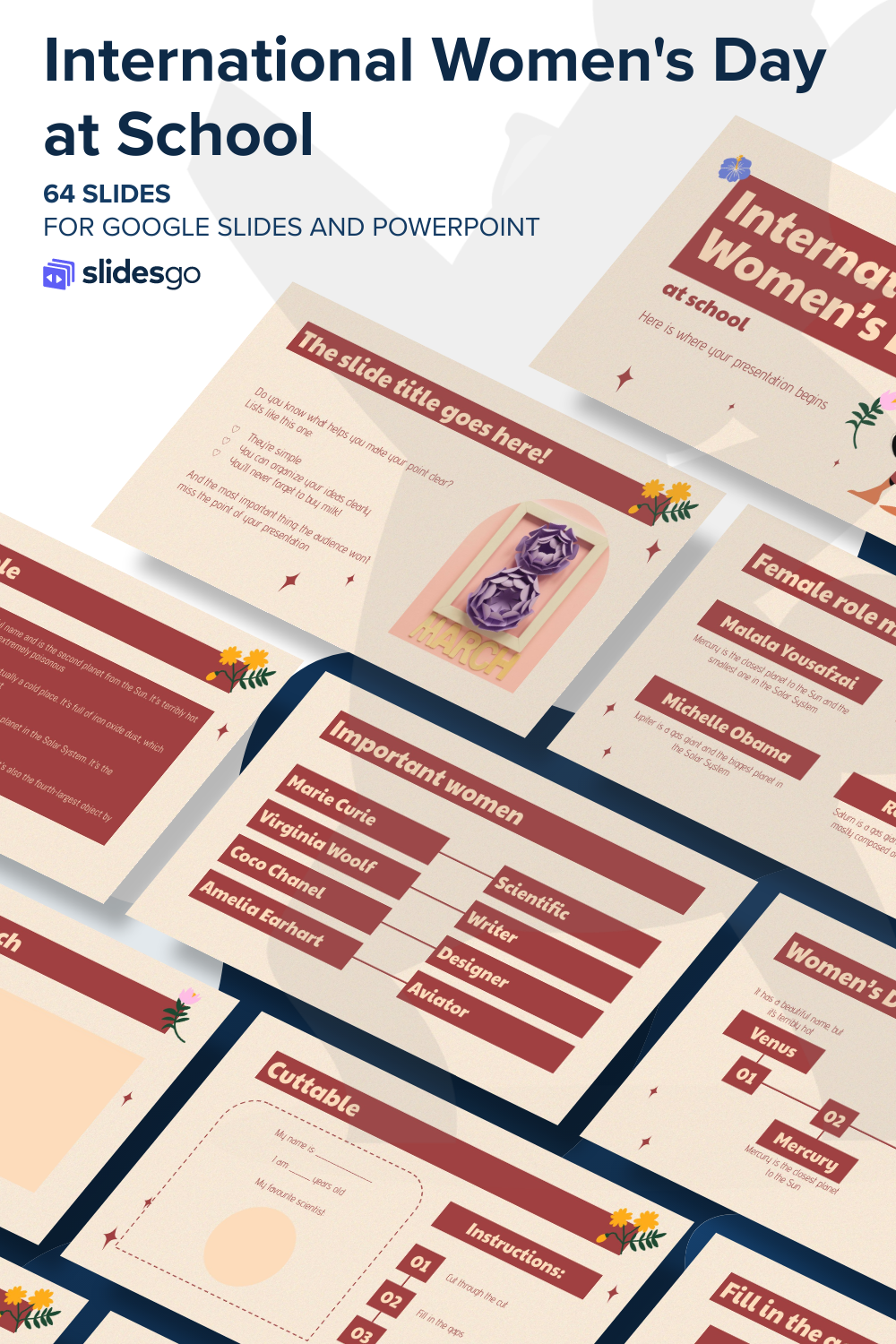 International Women's Day at School | Google Slides & PPT