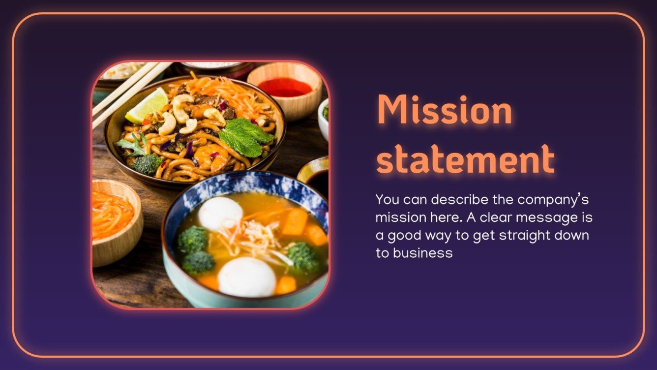 Thai Restaurant Company Profile | Google Slides & PPT