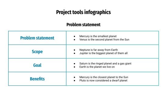 Project Tools Infographics | Google Slides & PowerPoint