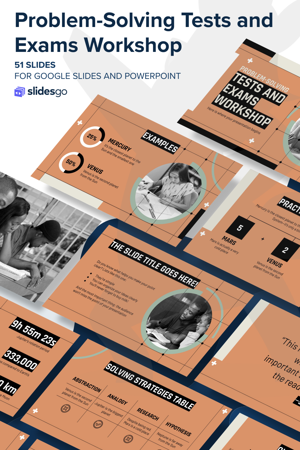 Problem-Solving Tests and Exams Workshop | Google Slides