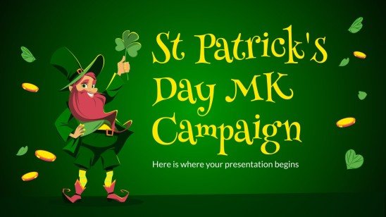 Free St Patrick's Day themes for Google Slides & PowerPoint