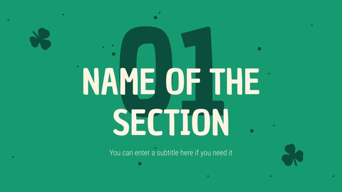 Saint Patrick's Day Google Slides Theme & PowerPoint Template