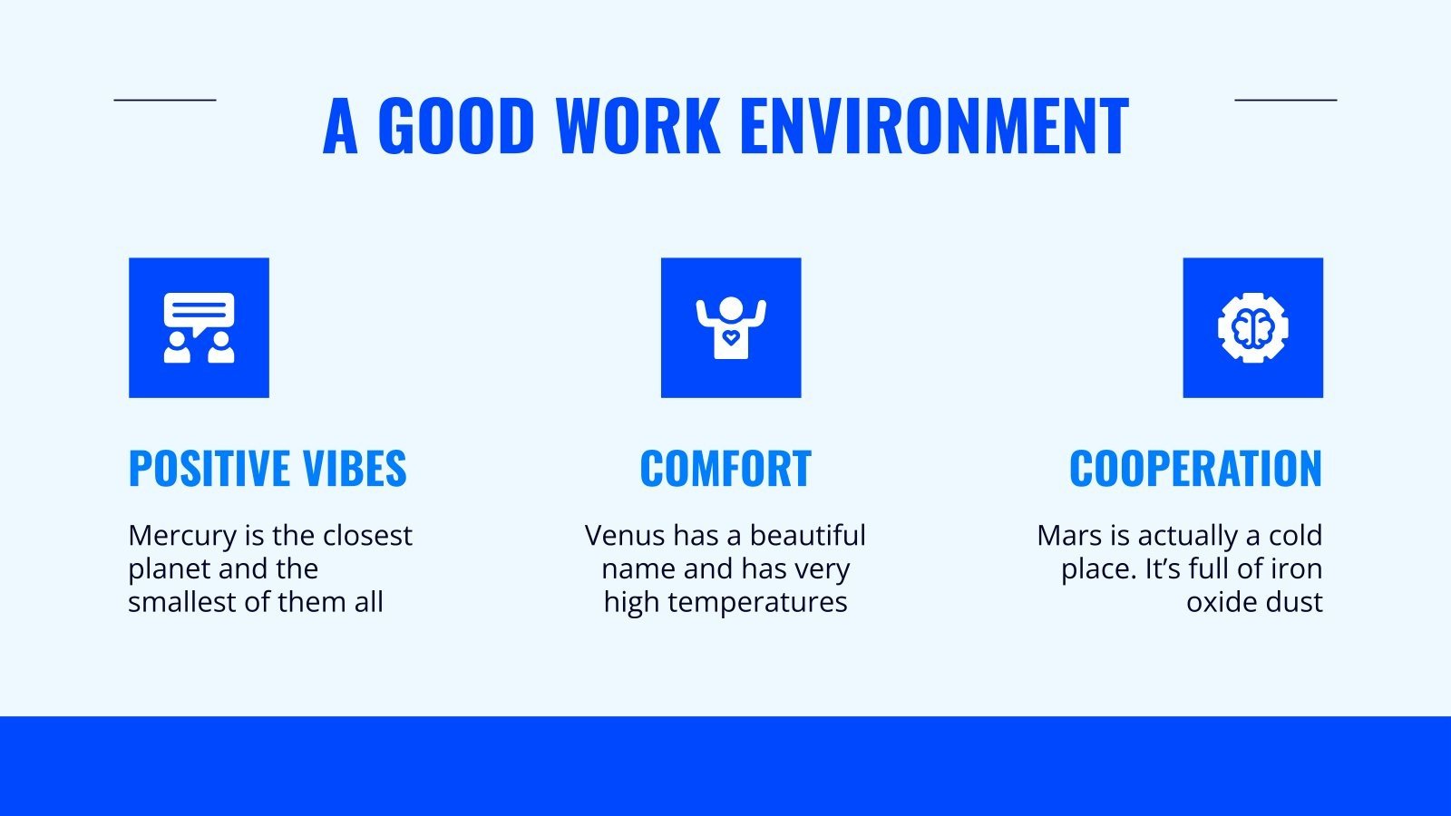 How to Create a Good Work Atmosphere | Google Slides & PPT