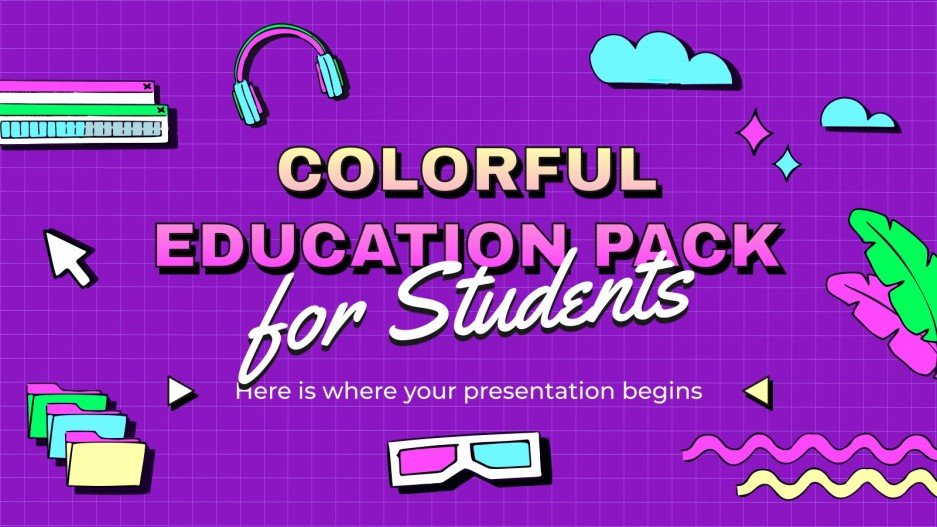Colorful Education Pack for Students | Google Slides & PPT