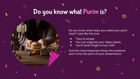 Purim Minitheme | Google Slides & PowerPoint Template