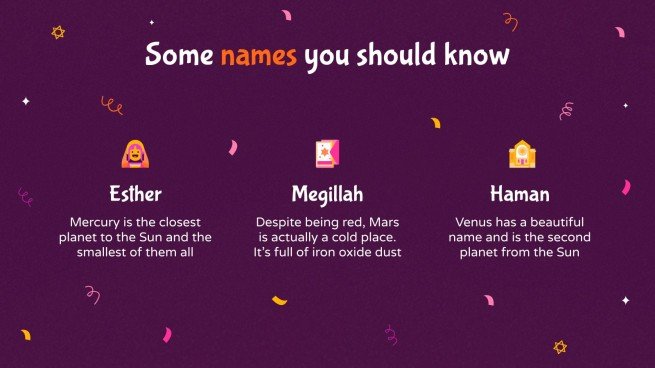 Purim Minitheme | Google Slides & PowerPoint Template