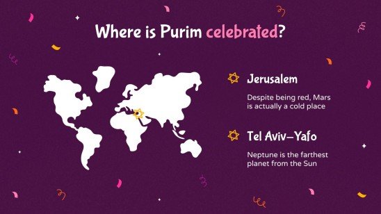 Minitema de Purim | Google Slides e PowerPoint
