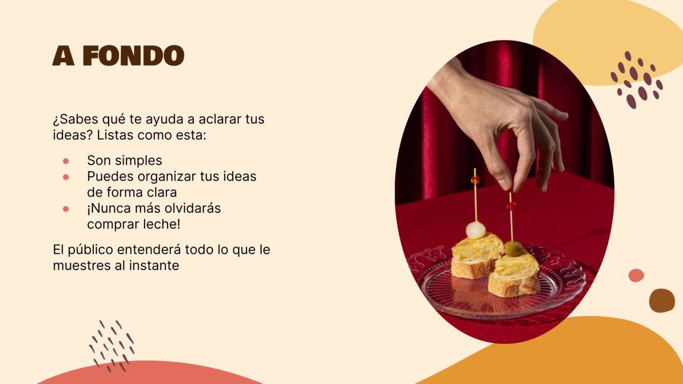 Spanish Food Newsletter | Google Slides & PowerPoint