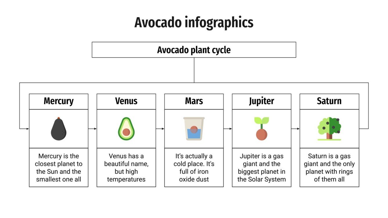 Avocado Infographics | Google Slides & PowerPoint