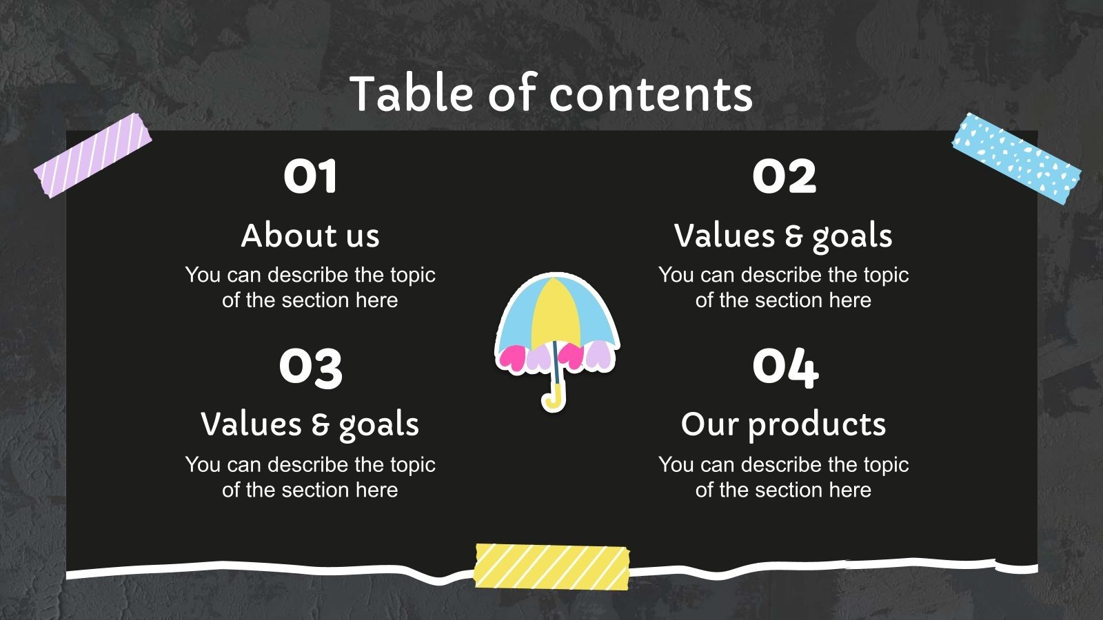 Grunge & Cute Scrapbook for Marketing | Google Slides & PPT