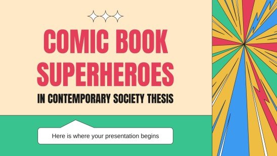 Plantillas gratis de Superhéroes para Google Slides y PPT