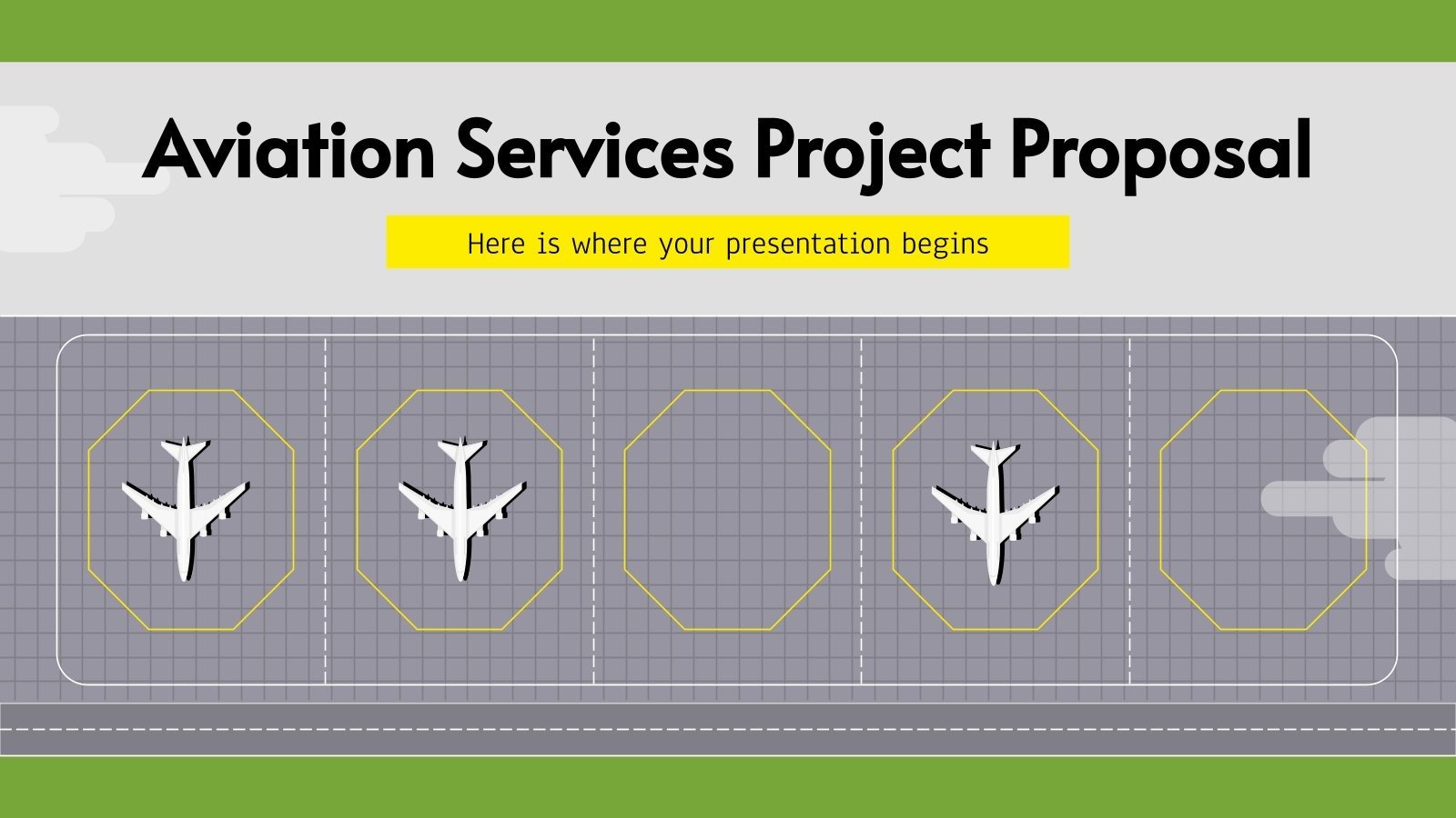 Proyecto de servicios de aviación | Google Slides & PPT