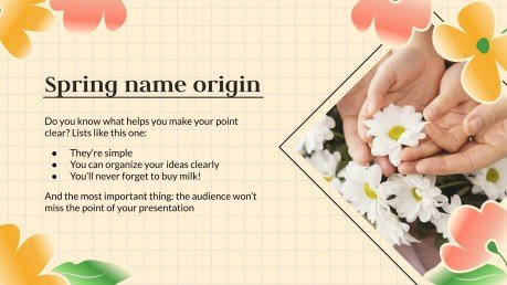 Minitema sobre la primavera | Google Slides y PowerPoint