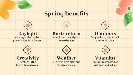 Minitema sobre la primavera | Google Slides y PowerPoint