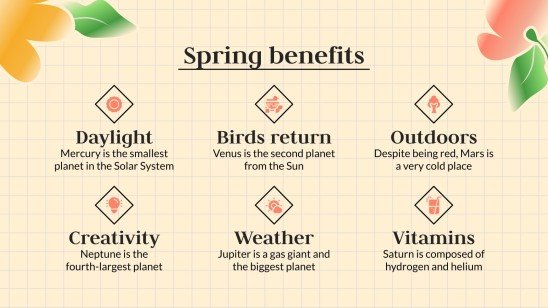 Minitema sobre la primavera | Google Slides y PowerPoint