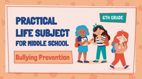 Free Google Slides and PPT Templates about bullying