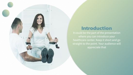 Rehabilitation Center Google Slides & PowerPoint template