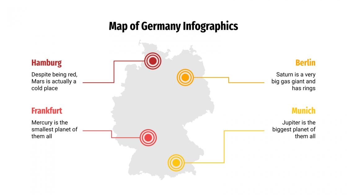 Map of Germany Infographics for Google Slides & PowerPoint