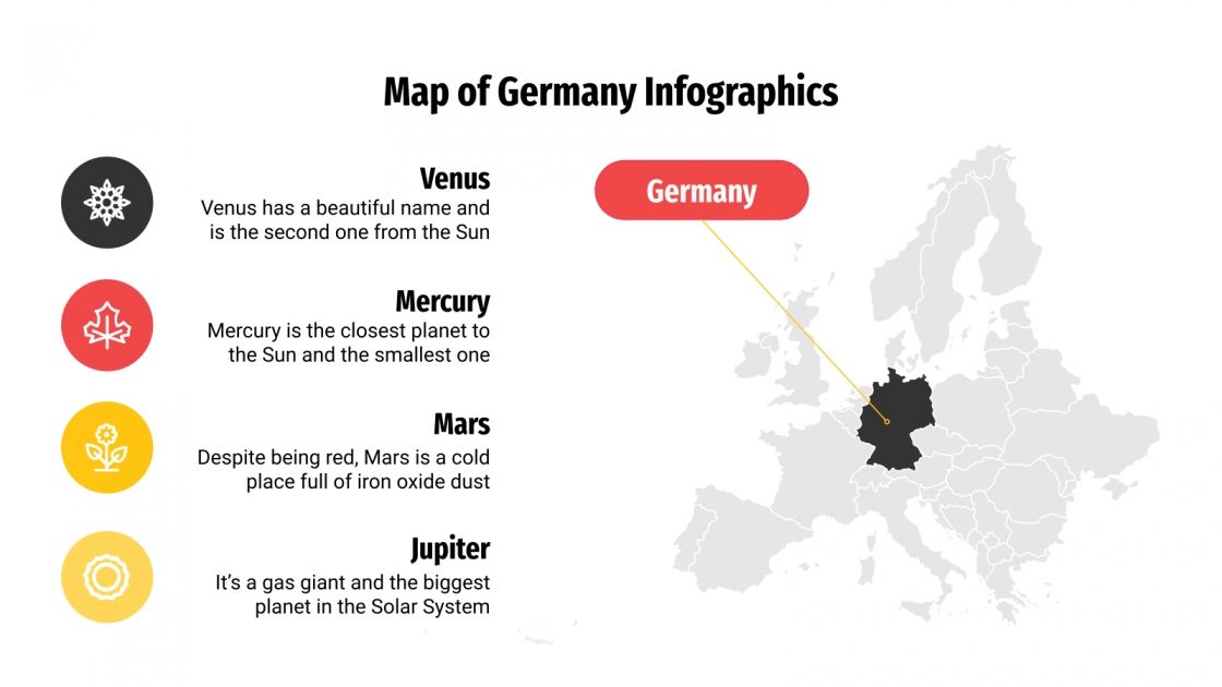 Map of Germany Infographics for Google Slides & PowerPoint