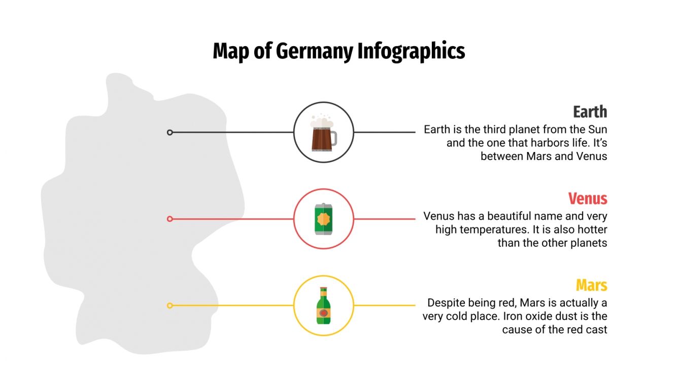 Map of Germany Infographics for Google Slides & PowerPoint