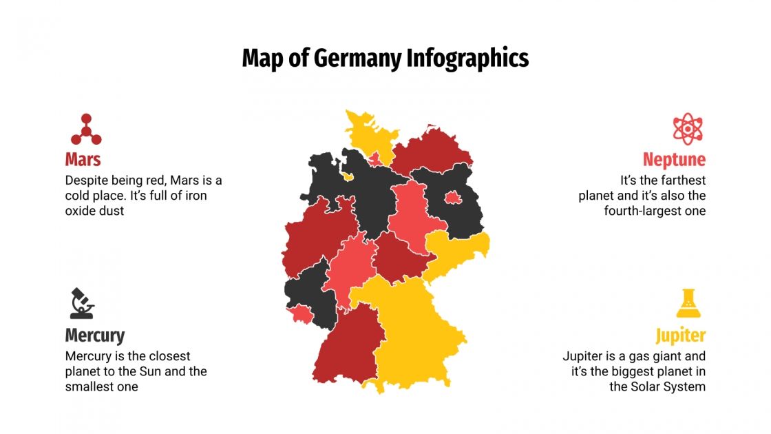 Map of Germany Infographics for Google Slides & PowerPoint