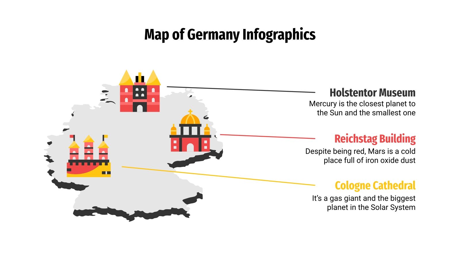 Map of Germany Infographics for Google Slides & PowerPoint
