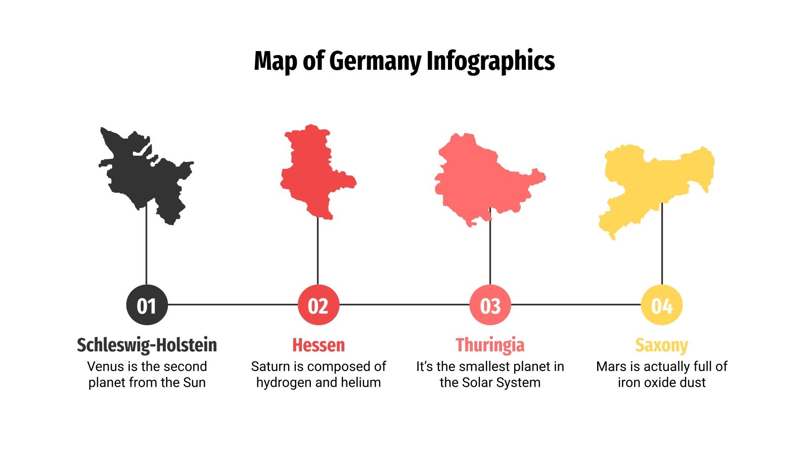 Map of Germany Infographics for Google Slides & PowerPoint