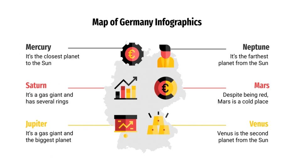 Map of Germany Infographics for Google Slides & PowerPoint