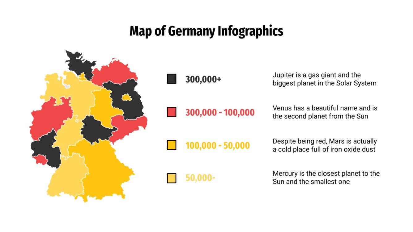 Map of Germany Infographics for Google Slides & PowerPoint