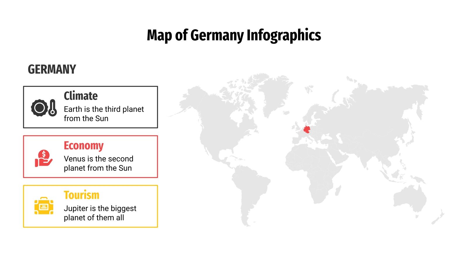 Map of Germany Infographics for Google Slides & PowerPoint