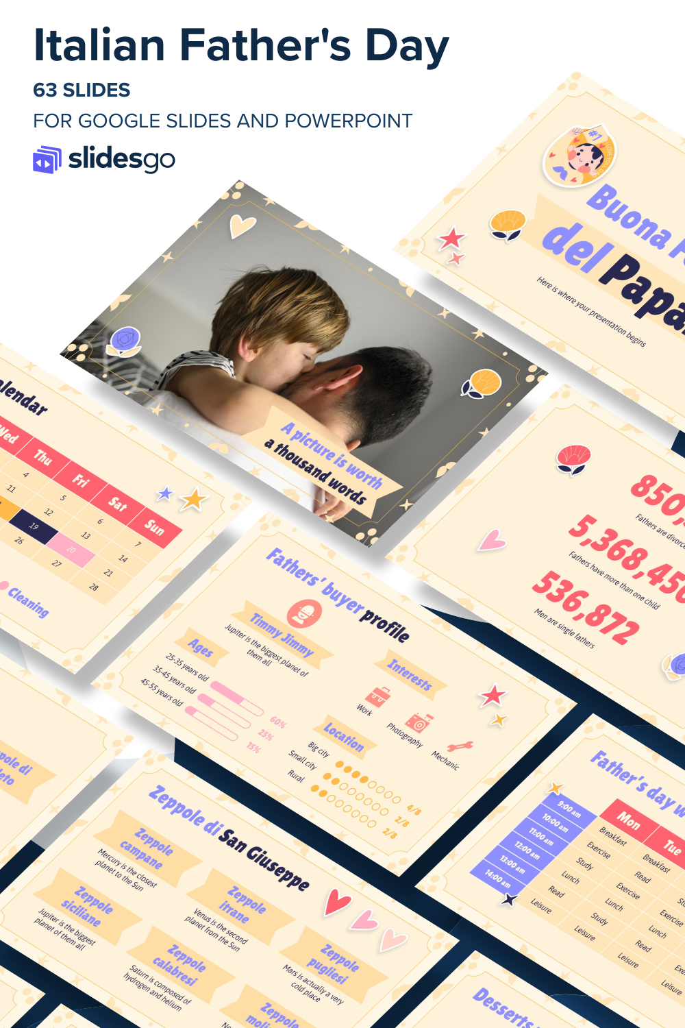 Italian Father's Day | Google Slides & PowerPoint