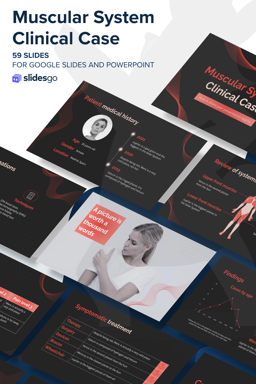 Muscular System Clinical Case | Google Slides & PowerPoint