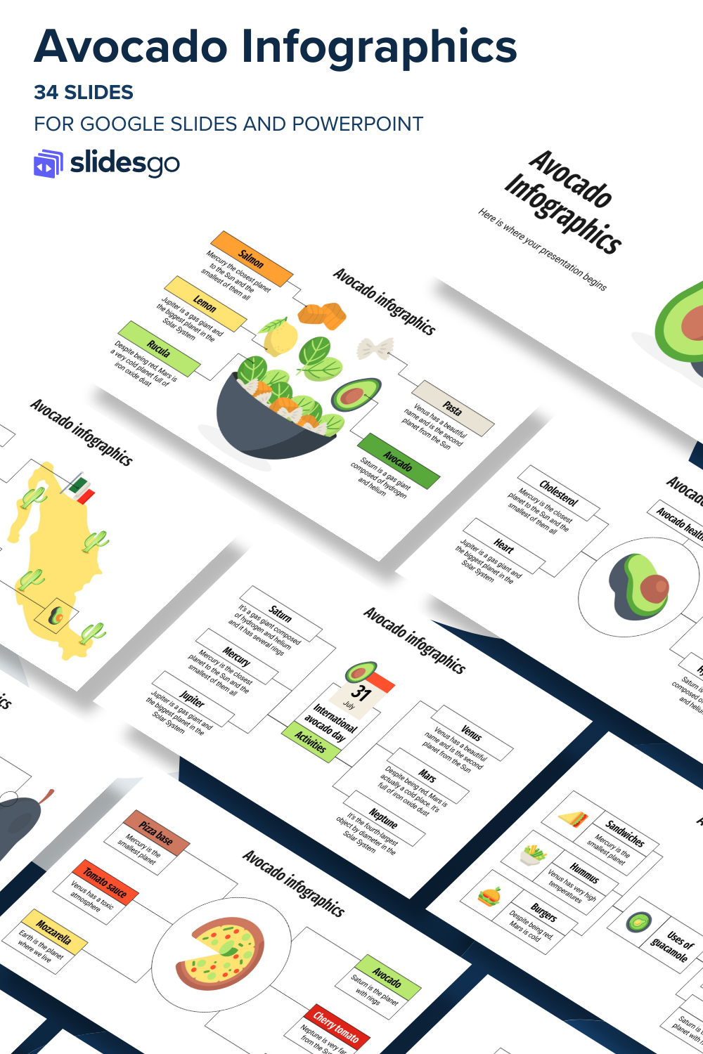 Avocado Infographics | Google Slides & PowerPoint