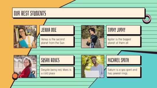 90's School Center Yearbook | Google Slides & PowerPoint