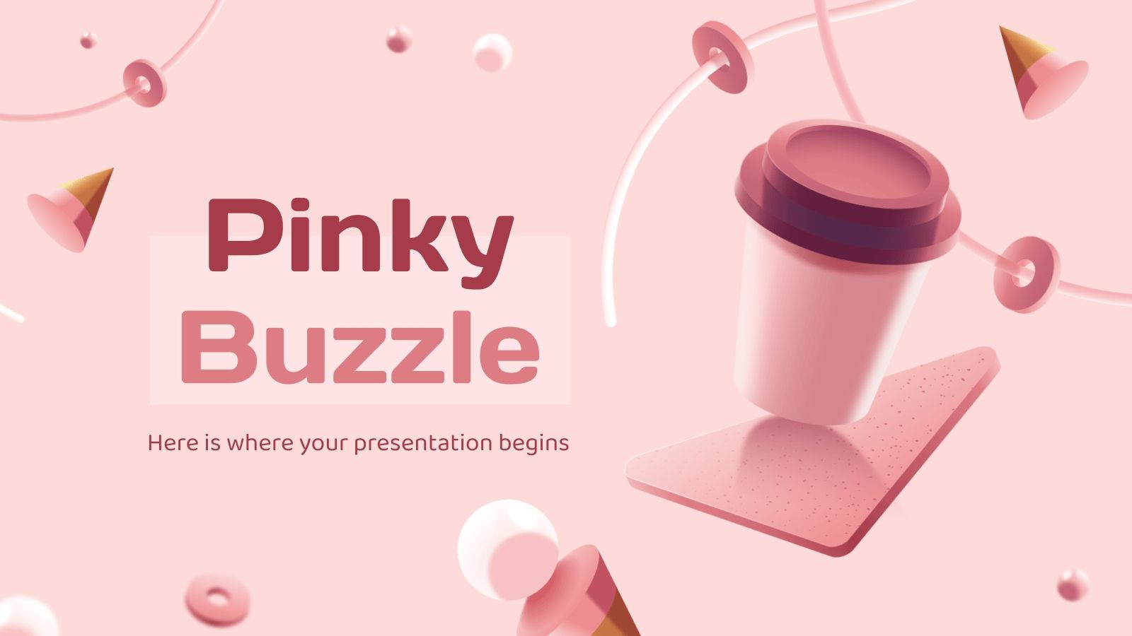 Pinky Buzzle Google Slides theme & PowerPoint template