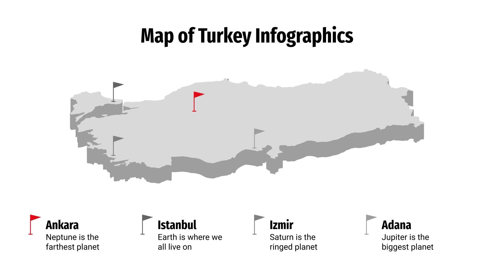 Map of Turkey Infographics for Google Slides & PowerPoint