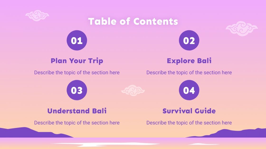 Travel Guide: Bali Google Slides theme & PowerPoint template