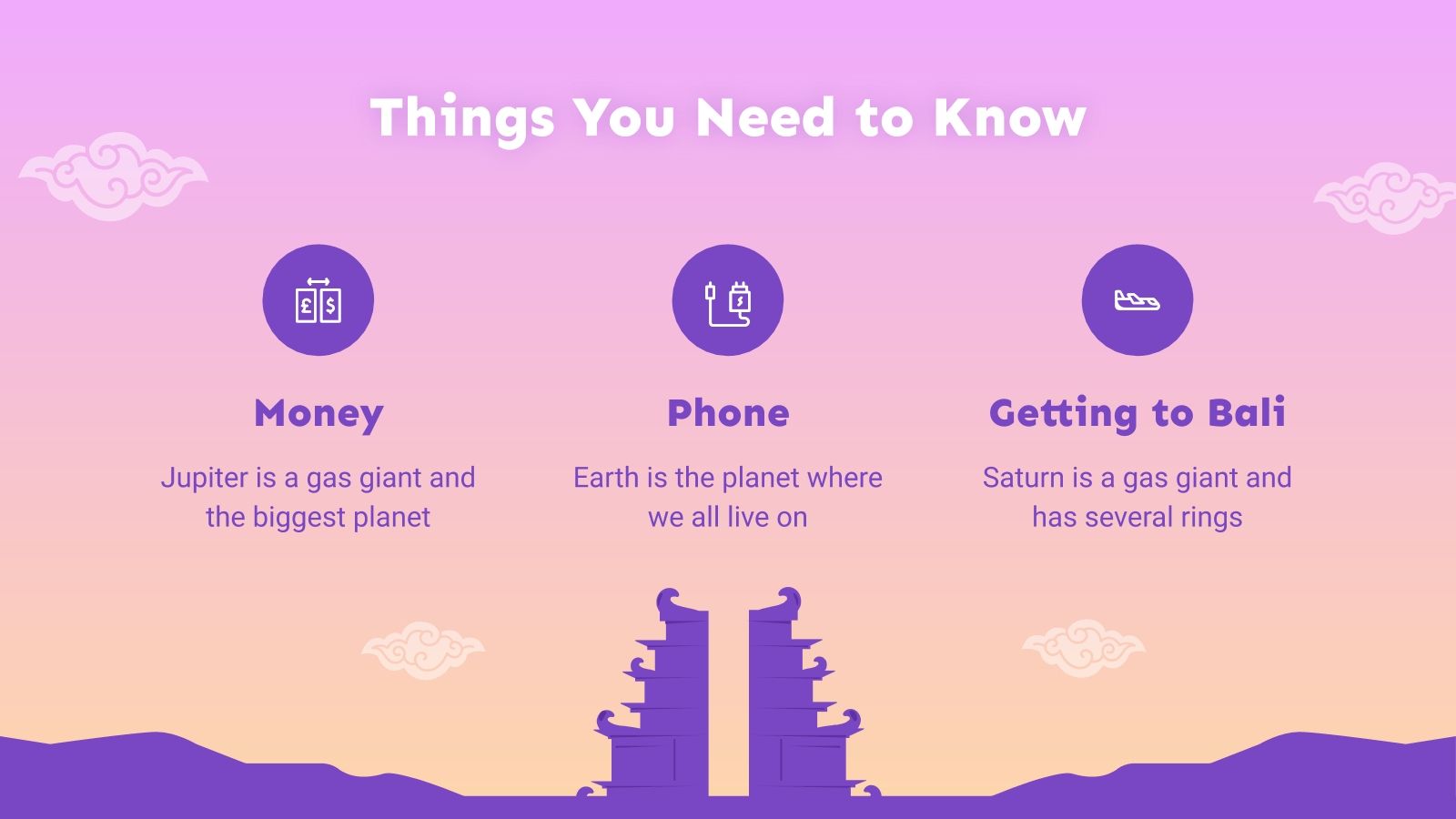 Travel Guide: Bali Google Slides theme & PowerPoint template