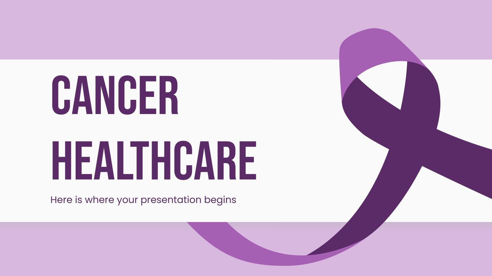 Free templates on Cancer for Google Slides and PowerPoint