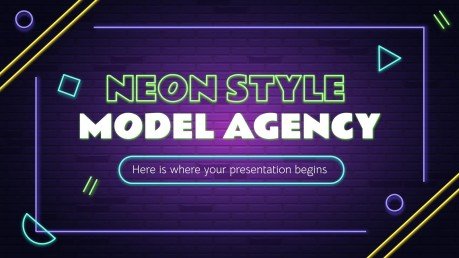 Free Neon Google Slide themes and PowerPoint templates