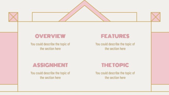 Art Deco Lesson Google Slides theme and PowerPoint template