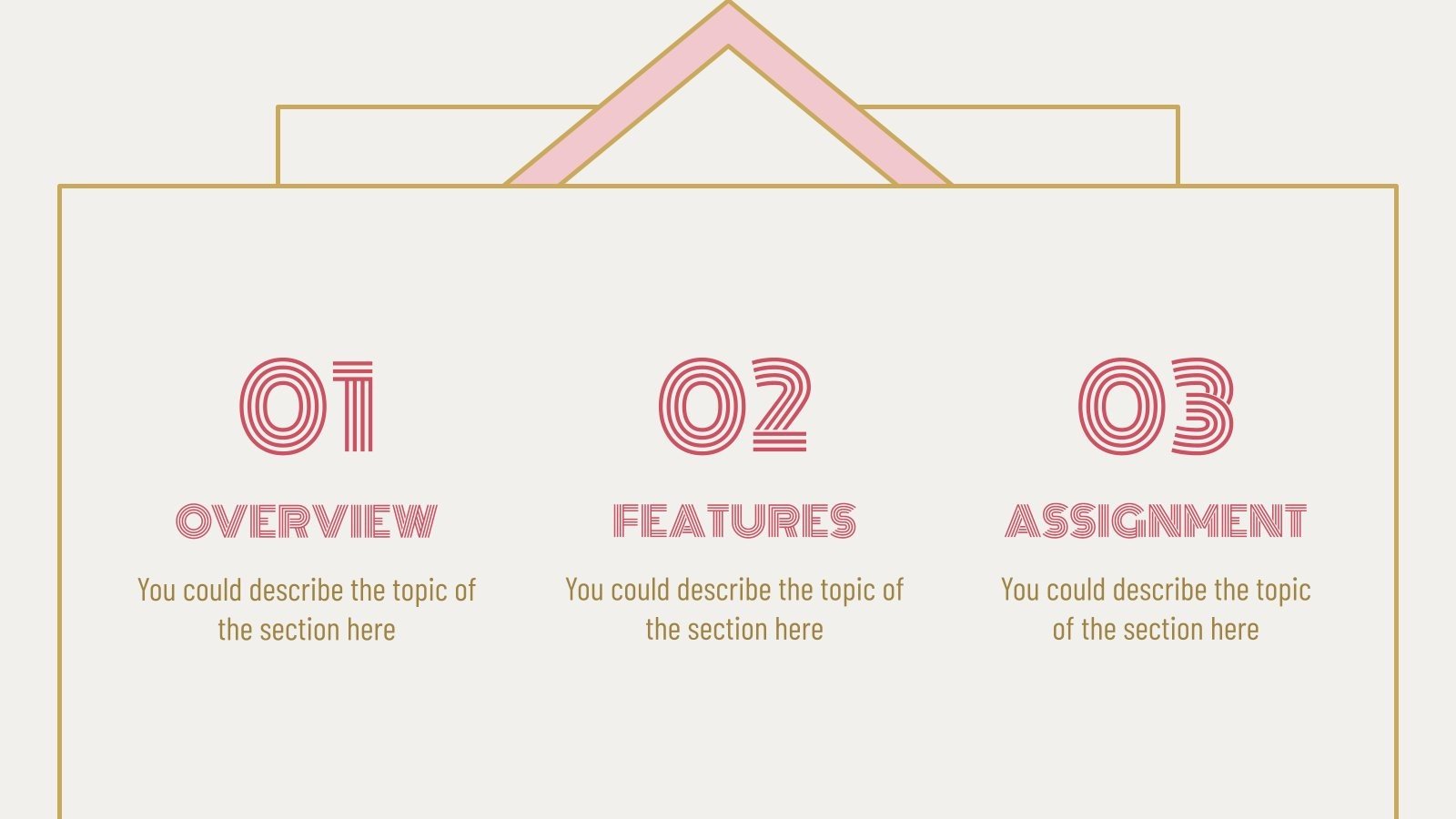 Art Deco Lesson Google Slides theme and PowerPoint template