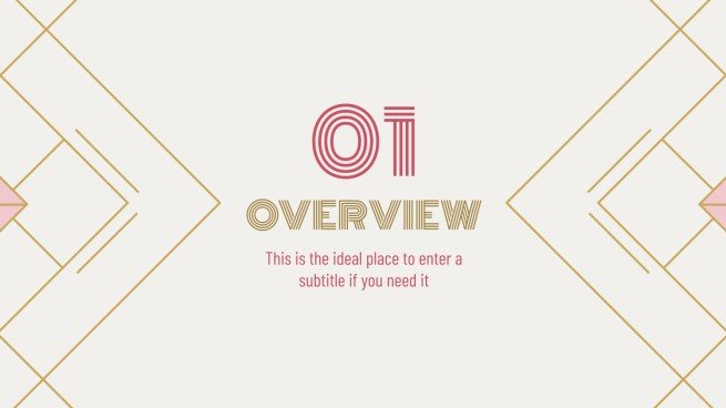 Art Deco Lesson Google Slides theme and PowerPoint template