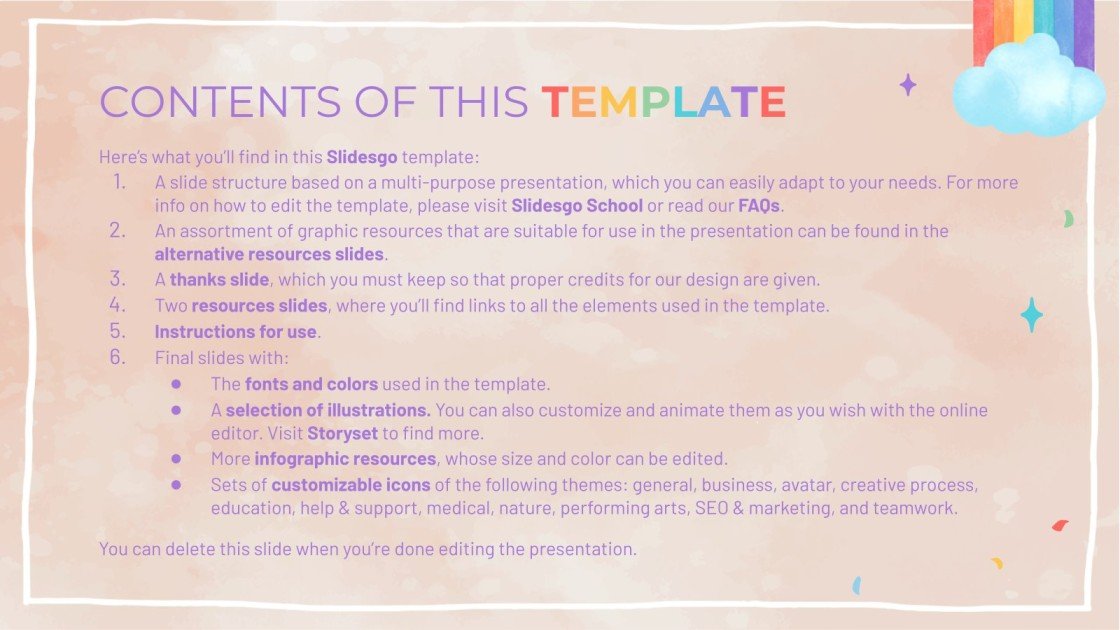 Sobre el arcoíris | Plantilla de Google Slides y PowerPoint