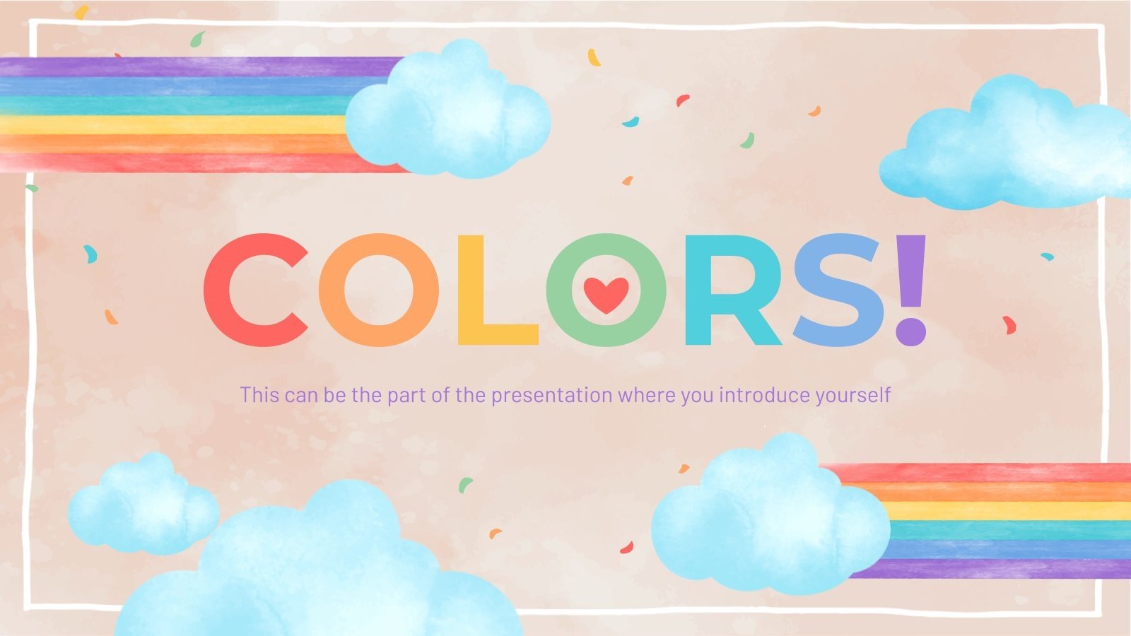 Over the Rainbow | Google Slides & PowerPoint template