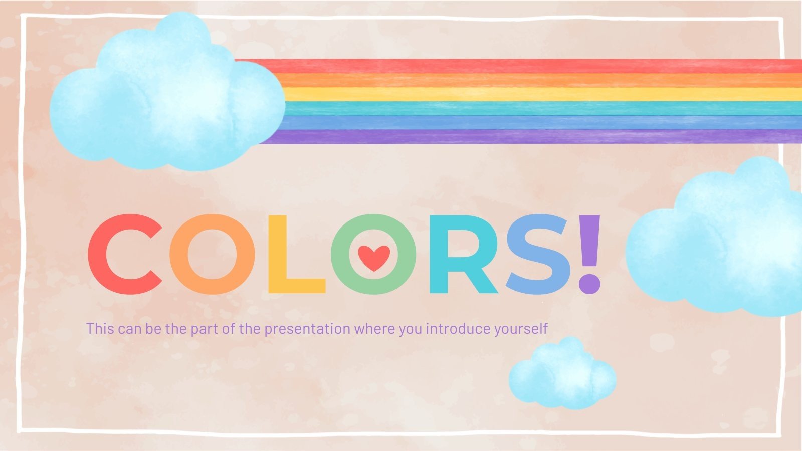 Over the Rainbow | Google Slides & PowerPoint template