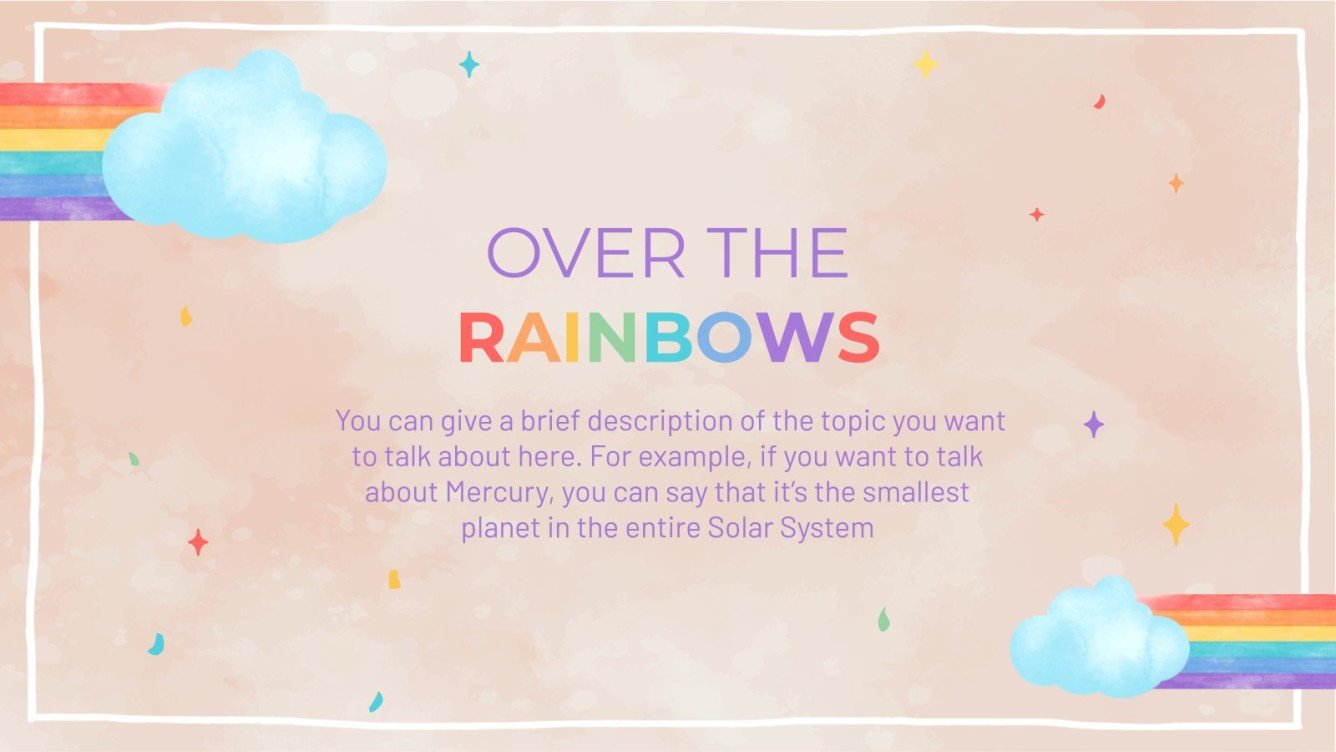 Over the Rainbow | Google Slides & PowerPoint template